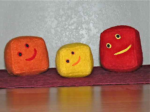 Ravelry: Felted Block Set pattern by Publications International, Ltd.