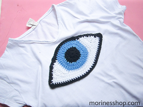 Ravelry: Crochet Eye Applique pattern by Morine's Shop
