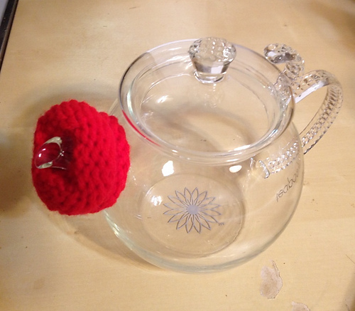 Ravelry: Drip Stopper for Tea Pot/Wine Bottle pattern by Sue Sedlak