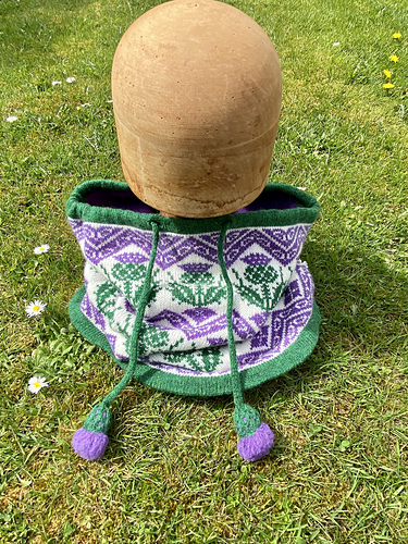 Ravelry: Grand Thistles with Scottish Roots Cowl and Snood pattern by ...