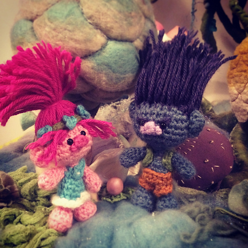 Ravelry: Trolls pattern by Megan Kreiner