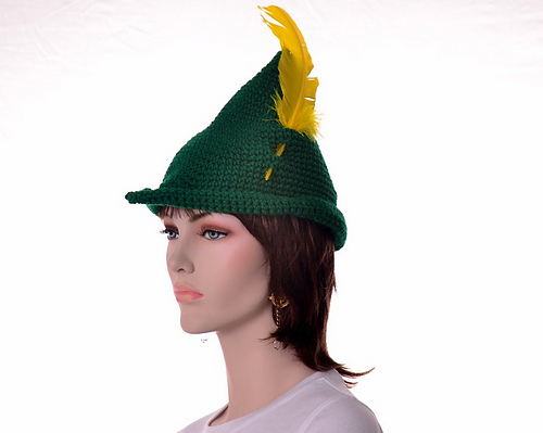 Ravelry: Adult Peter Pan Robin Hood Hat pattern by Suzanne Love