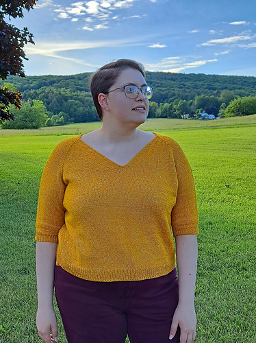 Ravelry: Slightly Sassy V pattern by Aimee Sher