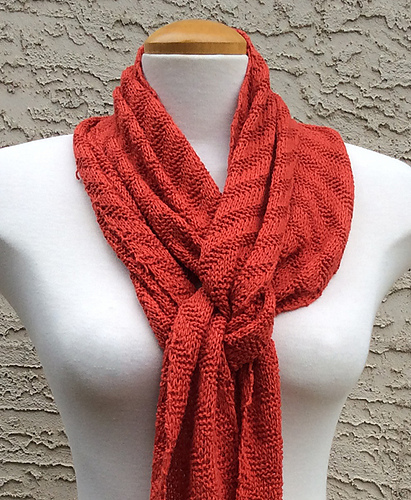 Ravelry: Diagonal Line Scarf pattern by Mouton Rouge