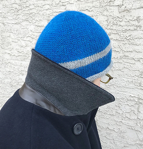 Ravelry: Blue Toque With Grey Stripes pattern by Mouton Rouge