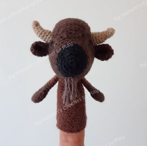 Ravelry: Bill the Buffalo Finger Puppet pattern by Maiken Hansen