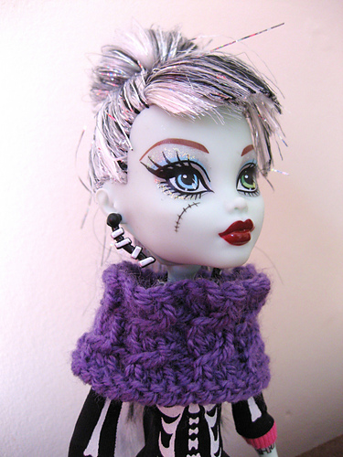 Ravelry: Monster High Cowls pattern by Mrs Lettice Weasel