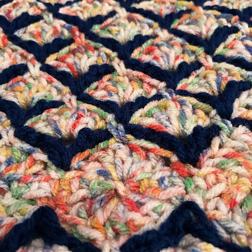 Ravelry: Rectangular Shell Blanket pattern by Miranda Baak