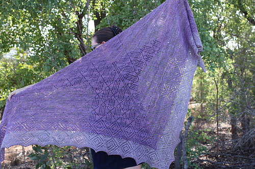 Ravelry: Dark Crystal Shawl pattern by Maya Levitt Designs