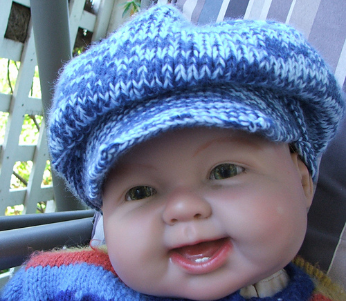 Ravelry: Daddy & Me Poor Boy Caps pattern by Irene Johnston