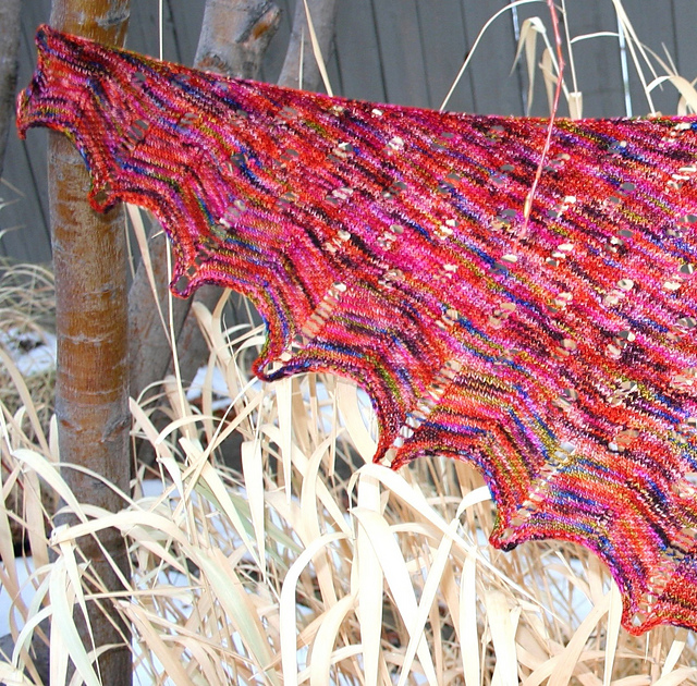 Ravelry: Dapple Shawl pattern by Kourtney Robinson