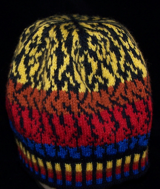 Ravelry: Flame Beanie pattern by Donna Ritchie