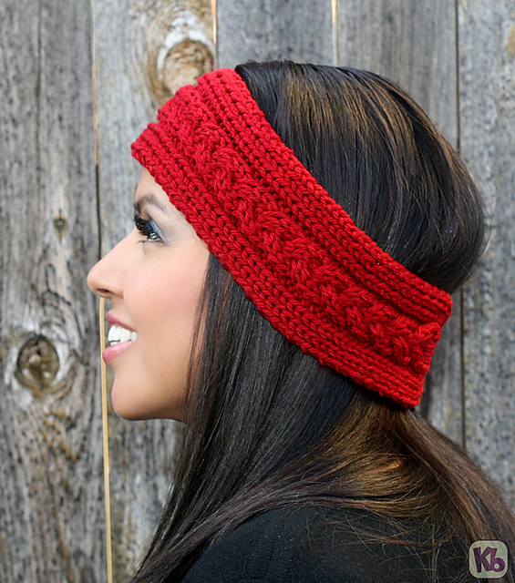 Ravelry: Aislin Earwarmer pattern by Authentic Knitting Board