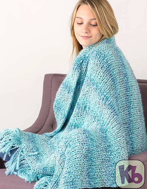 Ravelry: Quiet Moments Blanket pattern by Authentic Knitting Board