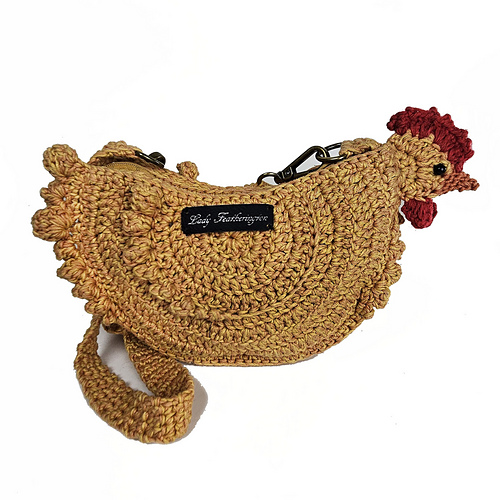 Ravelry: Lady Featherington - The Chicken purse pattern by Dorinda ...