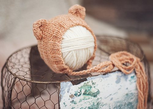 Ravelry: Lil Bear Bonnet pattern by Amanda Buckley