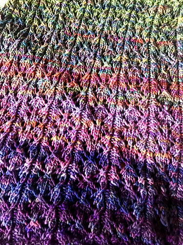 Ravelry: Rainbow Rasta Throw pattern by Susan Melka