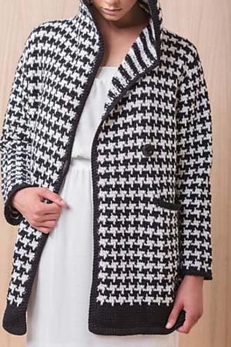 Ravelry: Houndstooth Coat pattern by Moon Eldridge