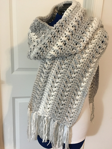 Ravelry: Go with the Flow Super Scarf pattern by Kinga Erdem