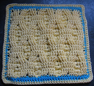 Ravelry: Puff Wheat Fields 12" Afghan Block pattern by Margaret MacInnis