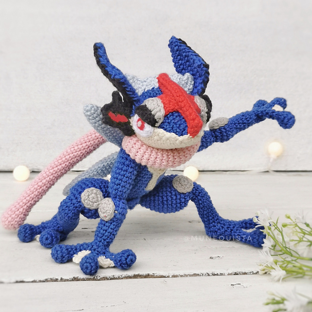 Ravelry: Greninja Ash Pokemon pattern by Constanza Olivares