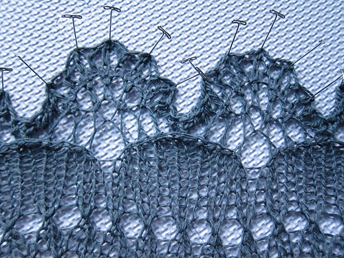 Ravelry: EZ 100th Anniversary Camping Half-Circle pattern by Mwaa Knit