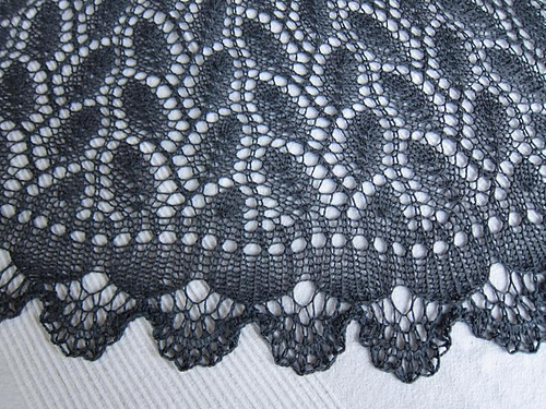 Ravelry: EZ 100th Anniversary Camping Half-Circle pattern by Mwaa Knit
