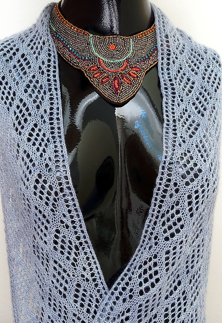 Ravelry: Checkerboard Mesh Lace Scarf pattern by Michael Harrigan