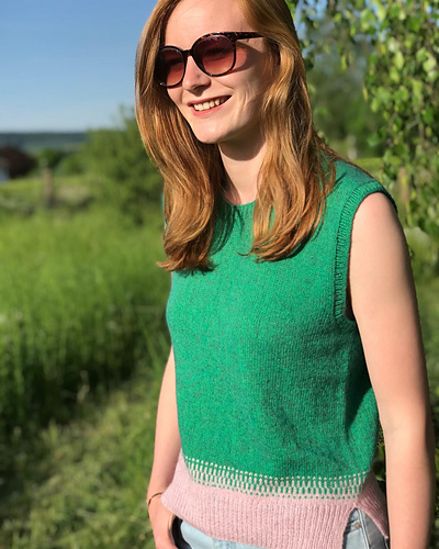Ravelry: Top Leni pattern by Brigitte Zimmermann