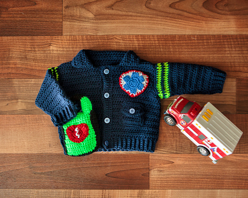 Ravelry: Paramedic Baby Sweater pattern by Lisa Ferrel