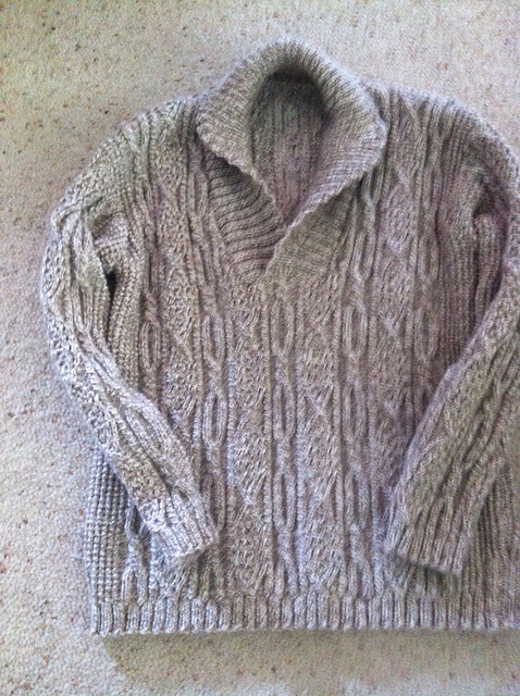 Ravelry: #21 Man's Aran Jumper pattern by Cleckheaton