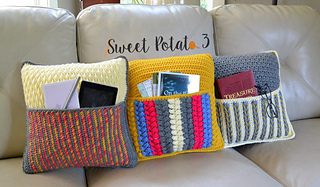 Ravelry: Pocket Pillows pattern by Sweet Potato 3