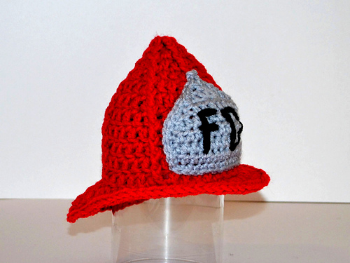 Ravelry: Fireman Hat / Firefighter Helmet pattern by Sweet Potato 3