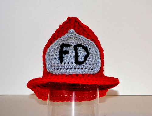 Ravelry: Fireman Hat / Firefighter Helmet pattern by Sweet Potato 3