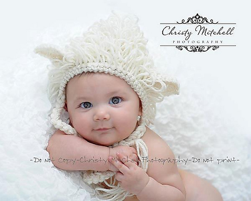 Ravelry: Lamb / Sheep Bonnet pattern by Sweet Potato 3