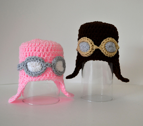 Ravelry: Pilot / Aviator Hat pattern by Sweet Potato 3