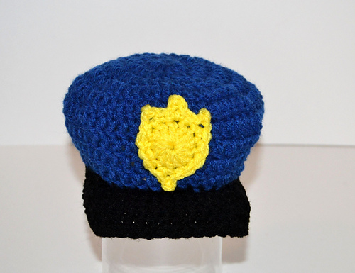 Ravelry: Policeman Cap / Police Hat pattern by Sweet Potato 3