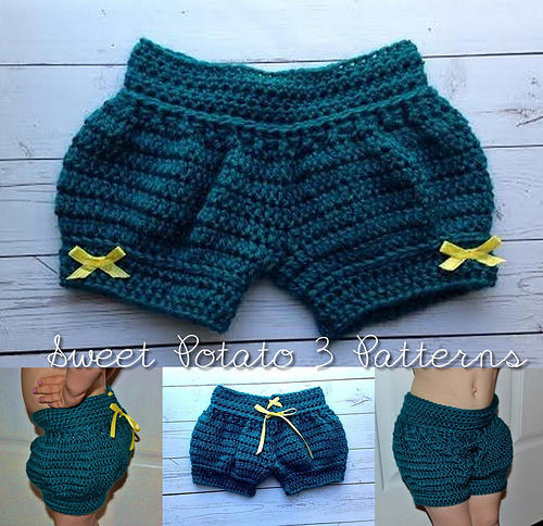 Ravelry: Bloomer Shorts pattern by Sweet Potato 3