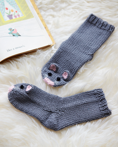 Ravelry: Mice Socks pattern by Fiona Goble