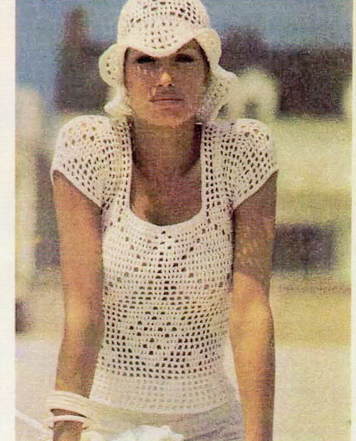 Ravelry: Filet Crochet Blouse pattern by Jacqueline Jewett