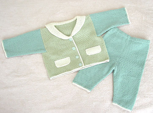 Ravelry: #27,28 sailor cardigan suit pattern by Yumiko Kawaji (川路 ゆみこ)