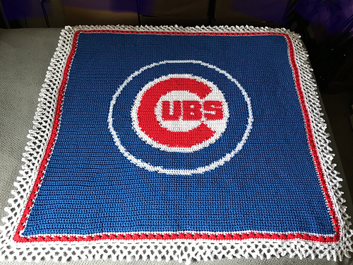 Ravelry: nanapatlee's Cubs Baby Graphghan