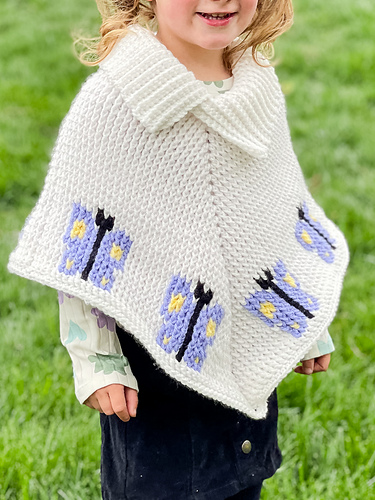 Ravelry: Butterfly Poncho pattern by Tonya Bush