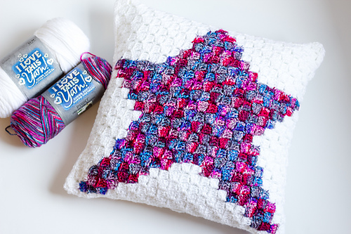 Ravelry: Star C2C Pillow pattern by Tonya Bush