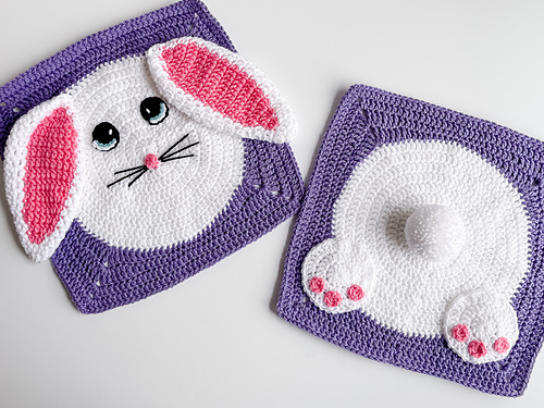 Ravelry: Easter Squares Blanket pattern by Tonya Bush