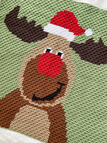 Ravelry: Malachi the Merry Moose Blanket pattern by Tonya Bush