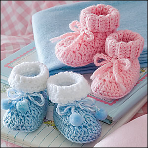 Ravelry: Easy Baby Booties pattern by Estelle Voelker