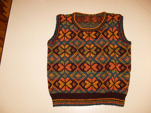 Ravelry: Fair Isle Vest pattern by Deborah Newton