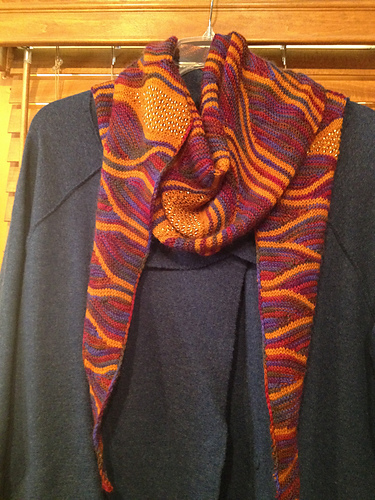 Ravelry: Autumn Fusion Shawl (English) pattern by Brigitte Elliott