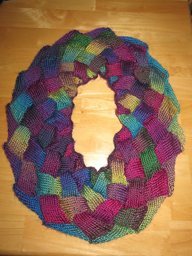 Ravelry: Entrelac Knit Cowl pattern by Marly Bird